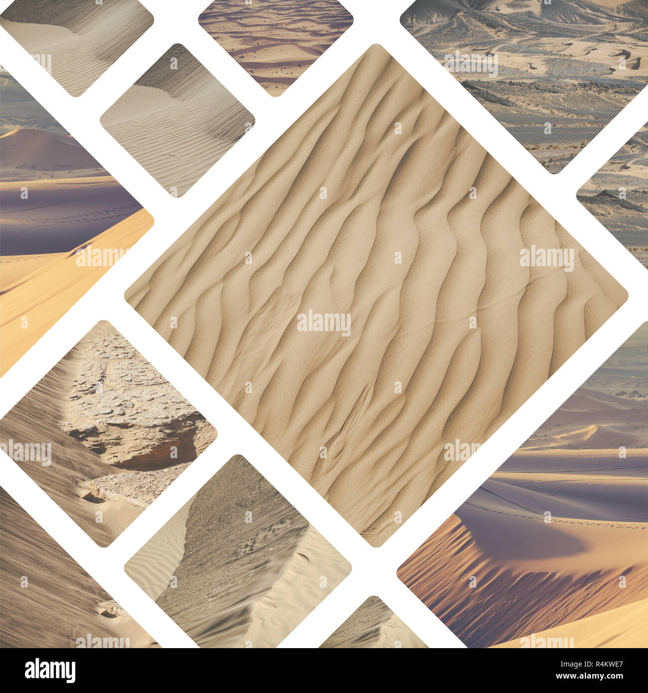 African desert collage hi-res stock photography and images - Alamy
