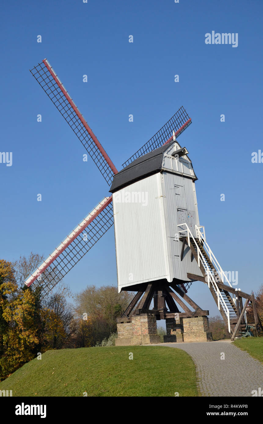 Bonne Chiere or Staakmolen, one of the four existing windmills in ...