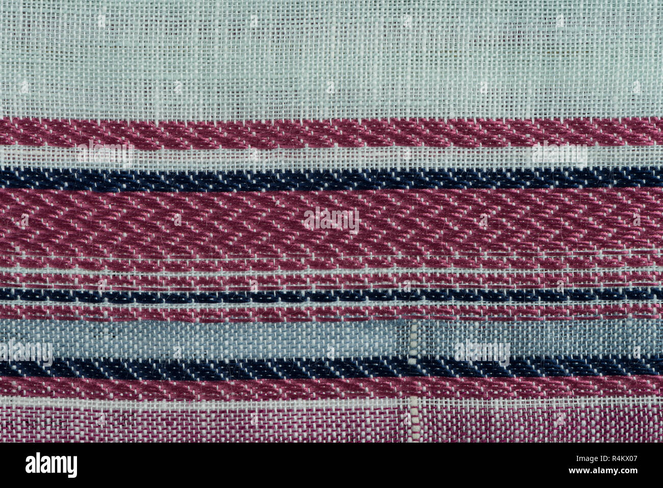 Closeup detail of multi color fabric texture samples Stock Photo - Alamy