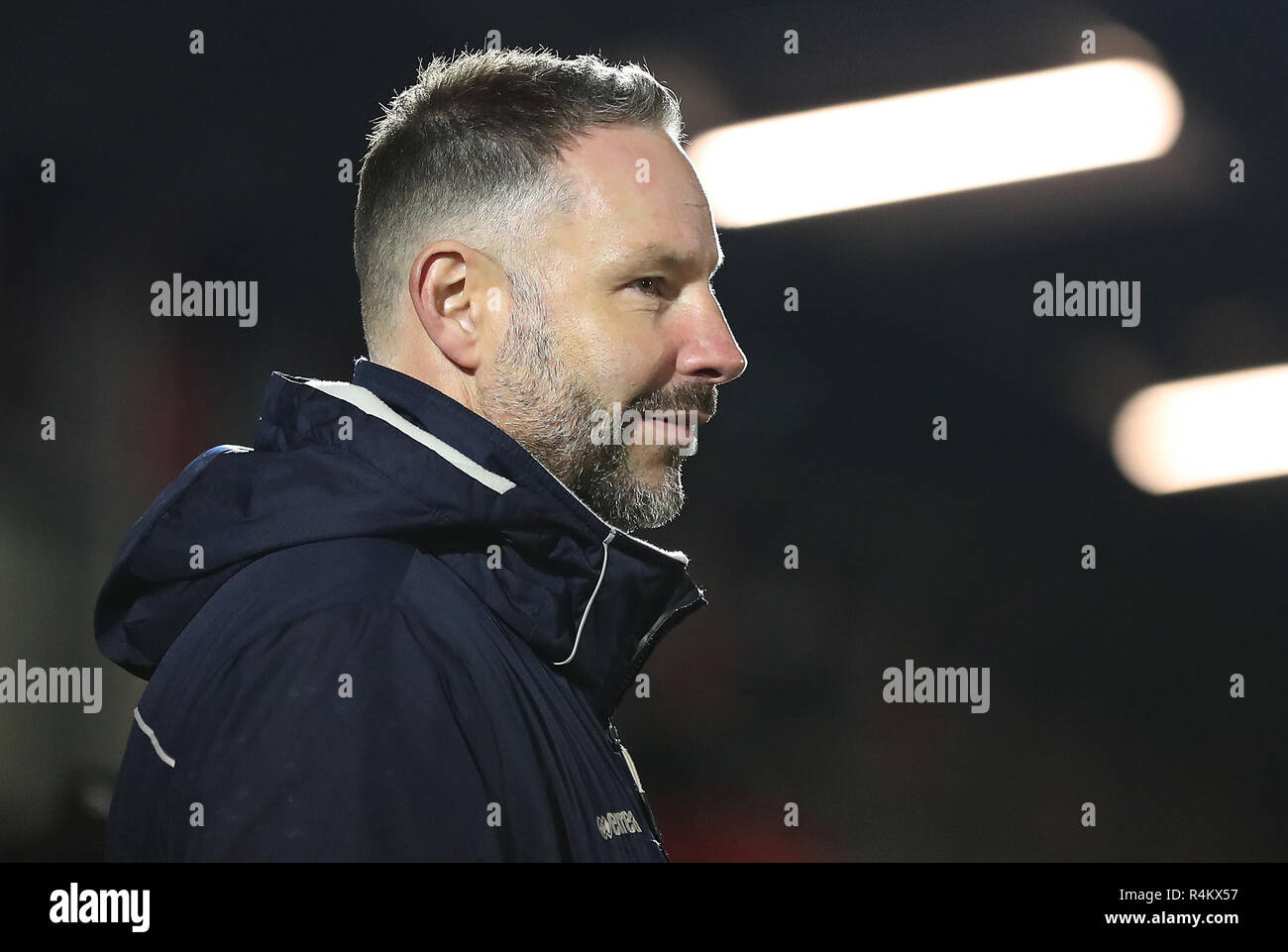 Shrewsbury Town goalkeeping coach Danny Coyne Stock Photo - Alamy