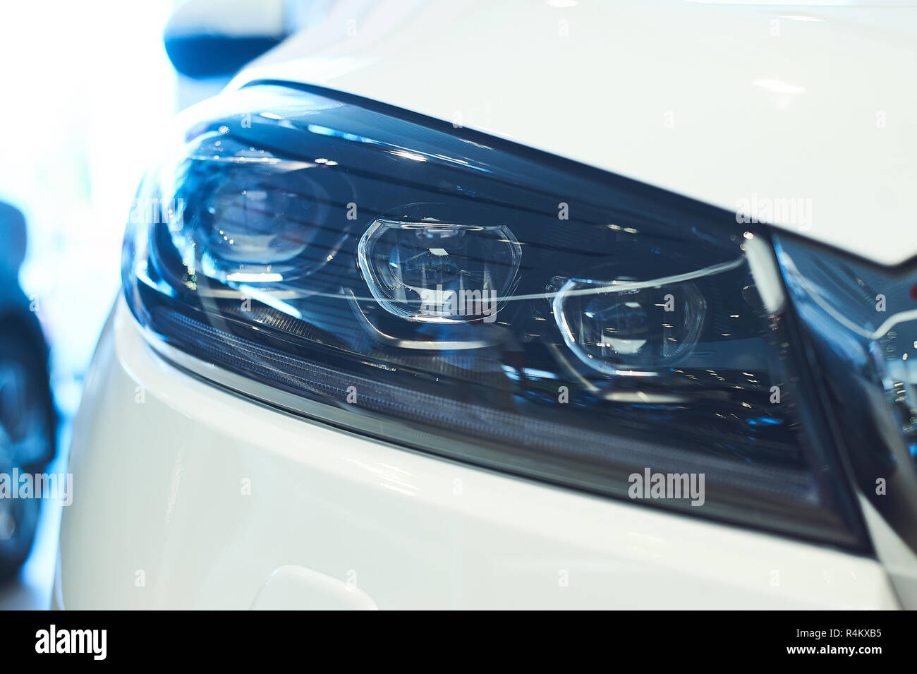 Blue beam car hi-res stock photography and images - Alamy
