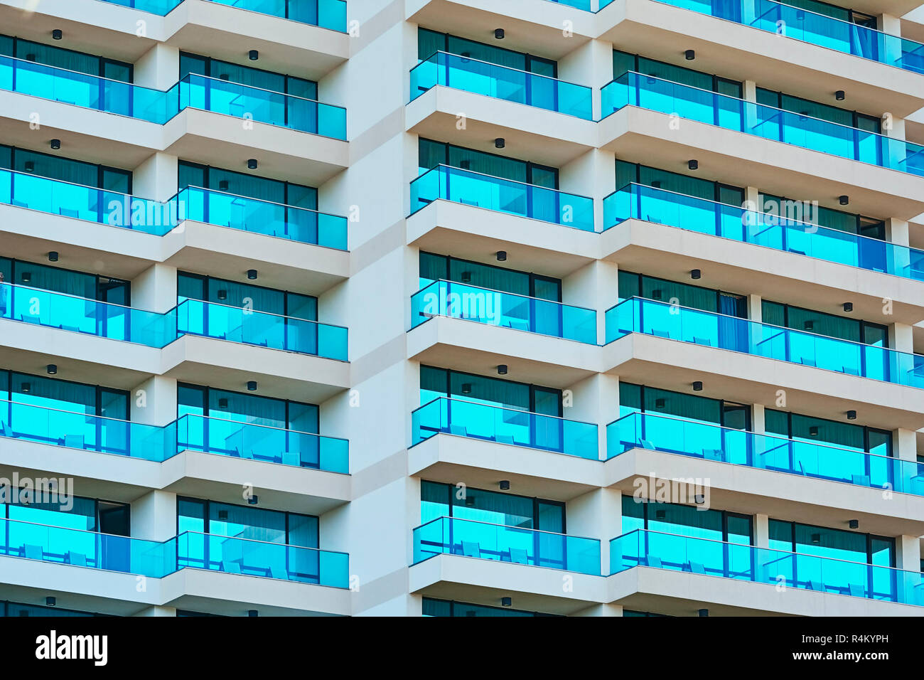 High-rise Building Facade Stock Photo - Alamy