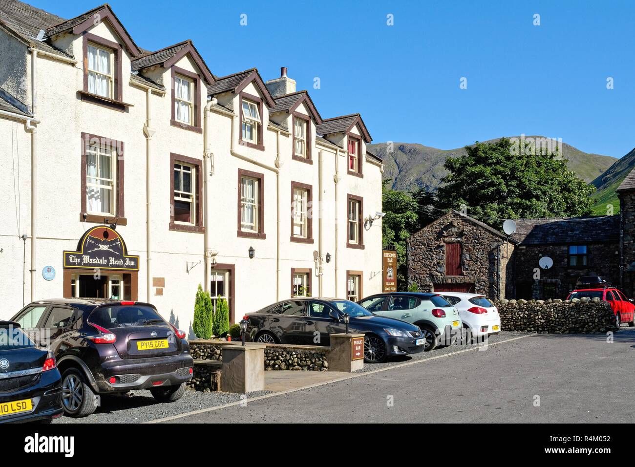 The Wasdale Head Inn, Wasdale Lake District Cumbria England UK Stock ...