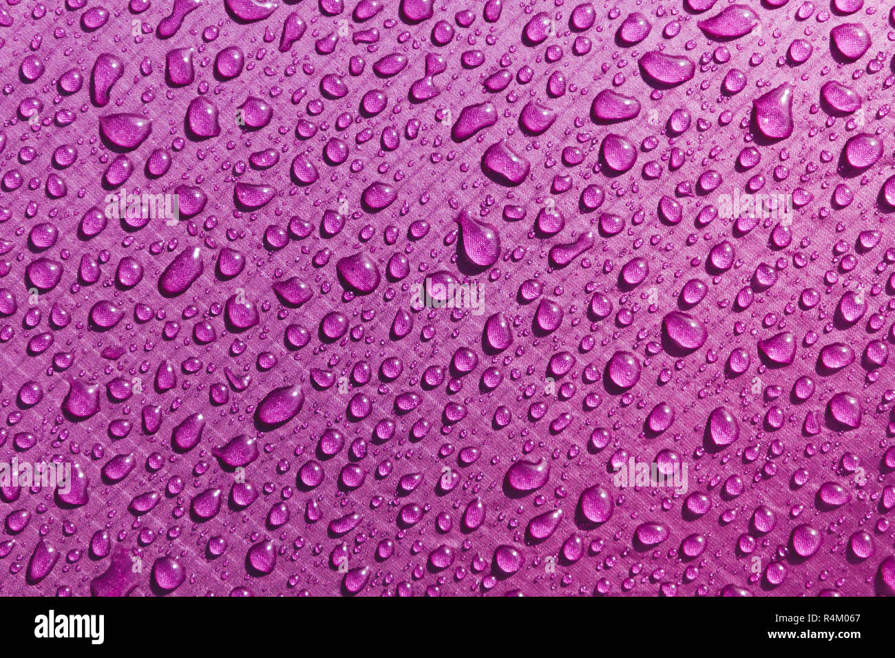 purple waterproof material, rip stop cloth with drops of water ...