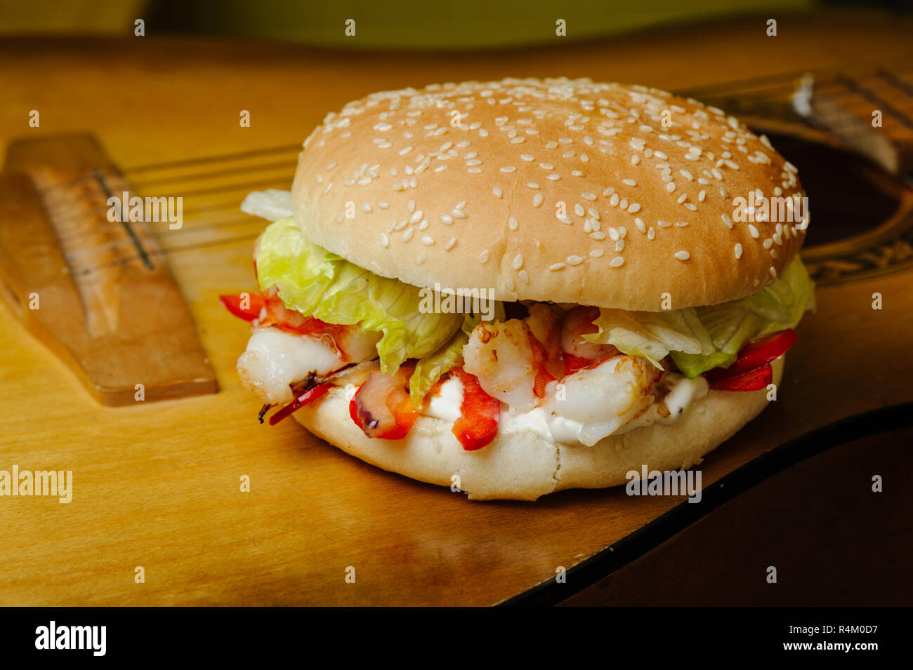 Music burger hi-res stock photography and images - Alamy