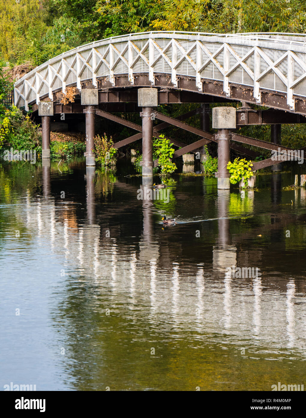 Bridge Across Lulle Brooke, River Thames, Cookham, Berkshire, England ...