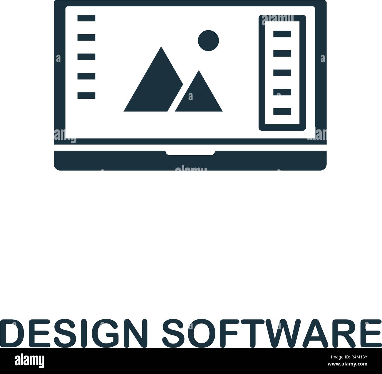 Design Software icon. Premium style design from design ui and ux ...