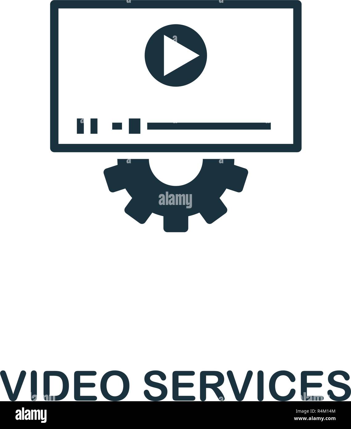 Streaming services logo Stock Vector Images - Alamy