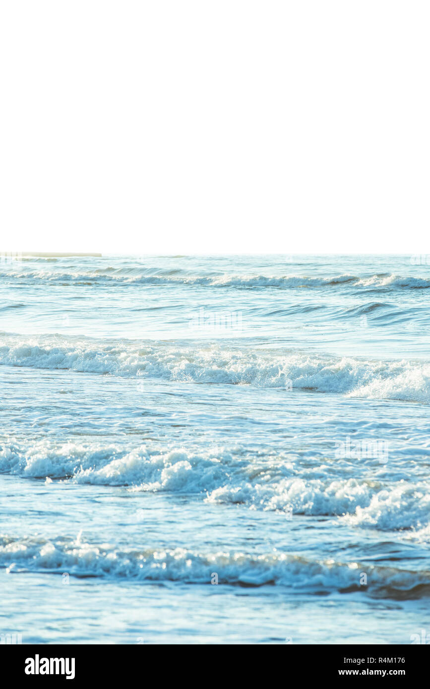 Sea wave breaking Stock Photo - Alamy