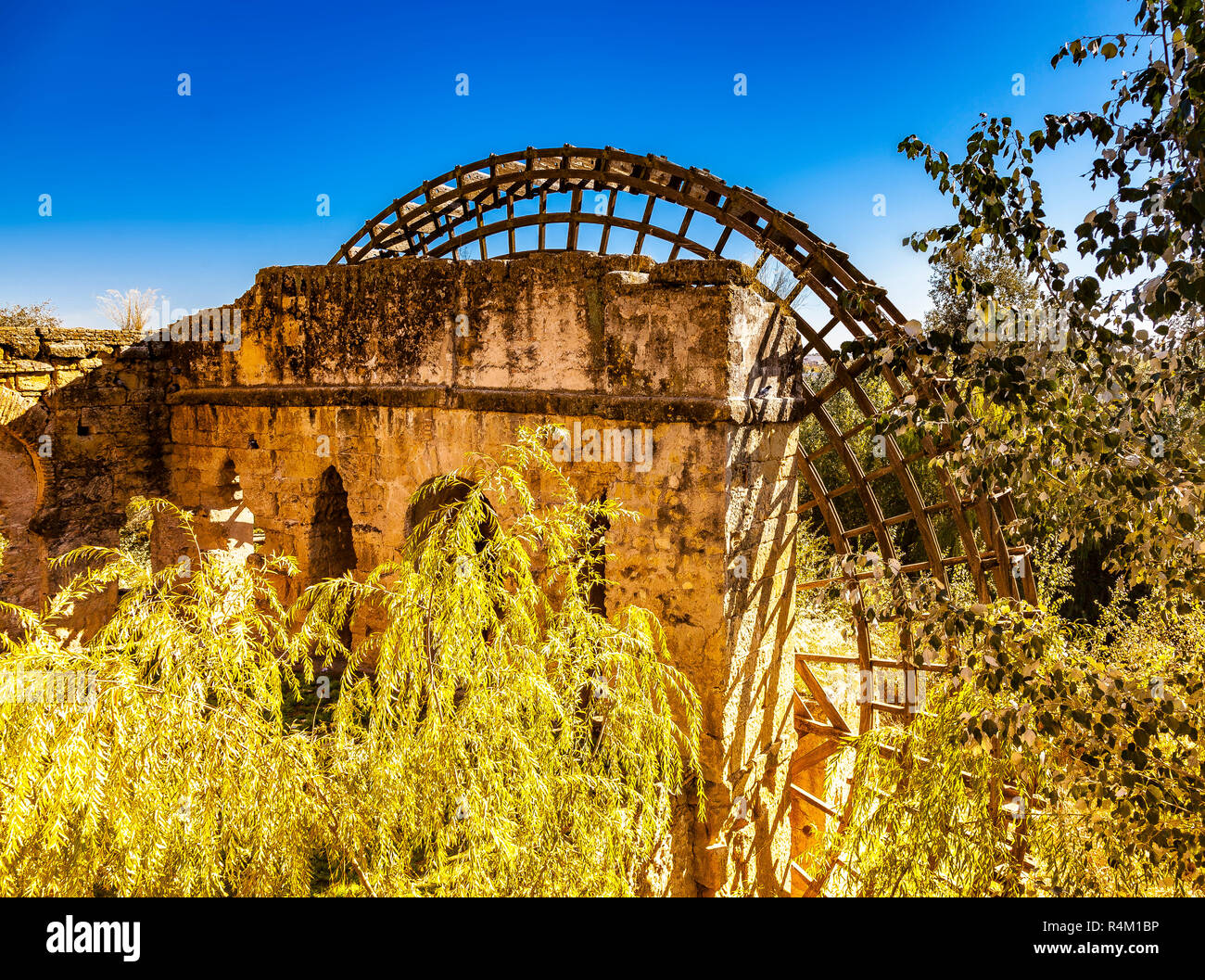 Ancient waterwheel hi-res stock photography and images - Alamy