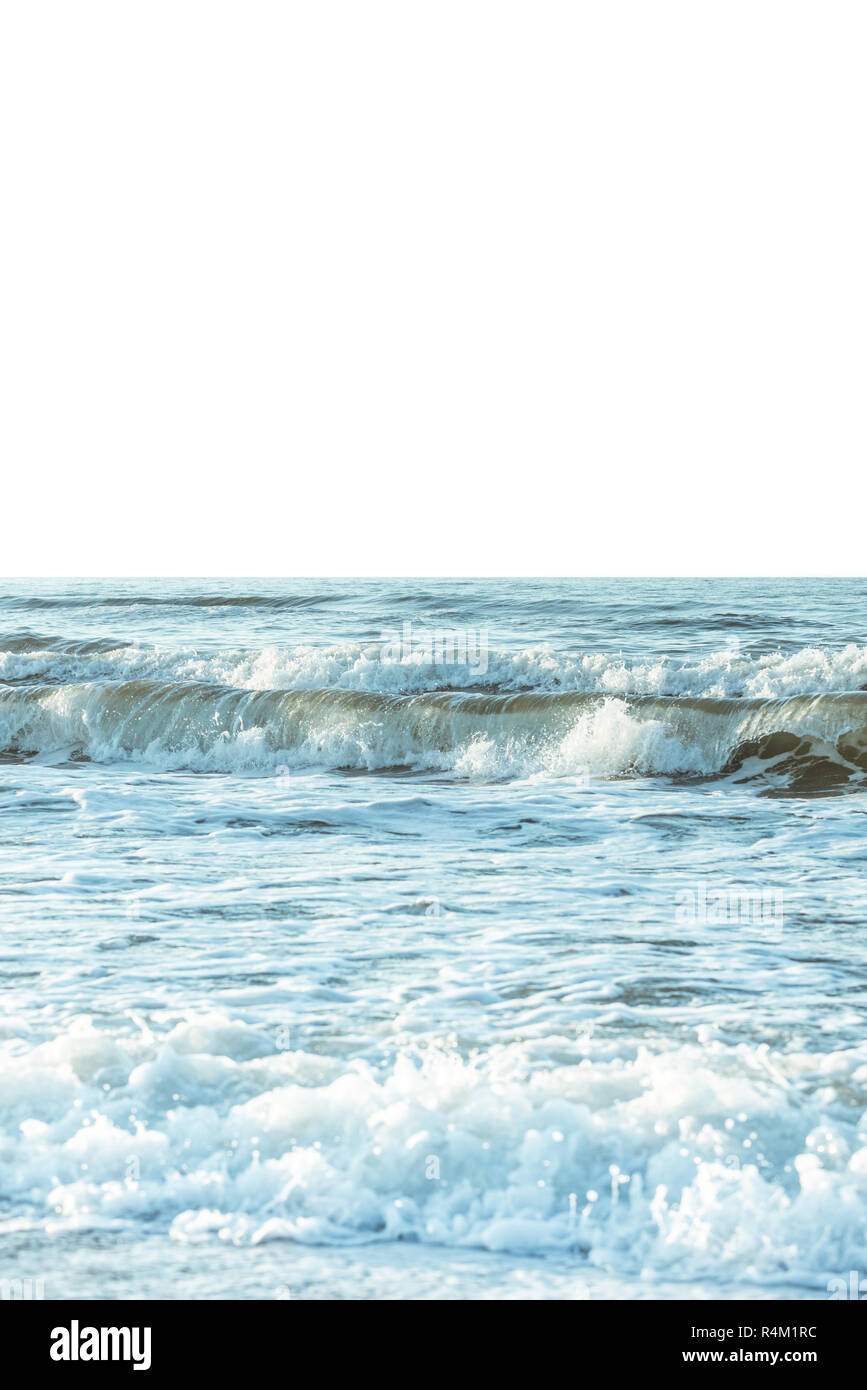 Sea wave breaking Stock Photo - Alamy