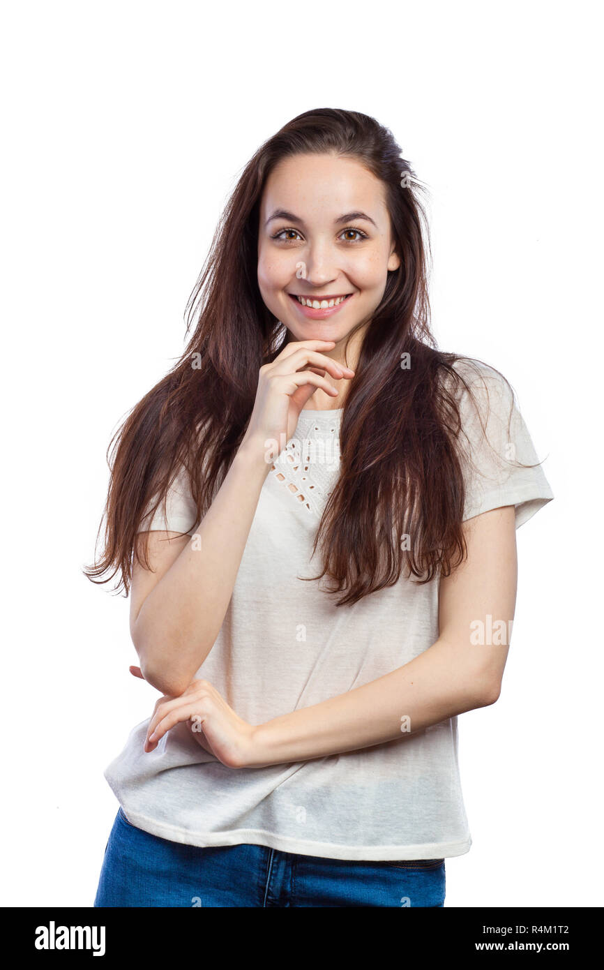 Cute and smiling Stock Photo - Alamy