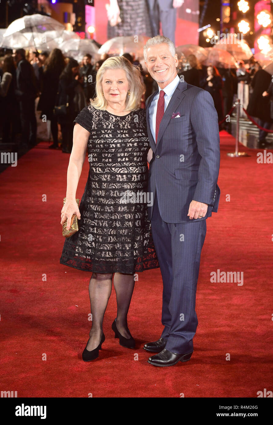 Stephen Lang (right) and Kristina Watson attending the Mortal Engines ...