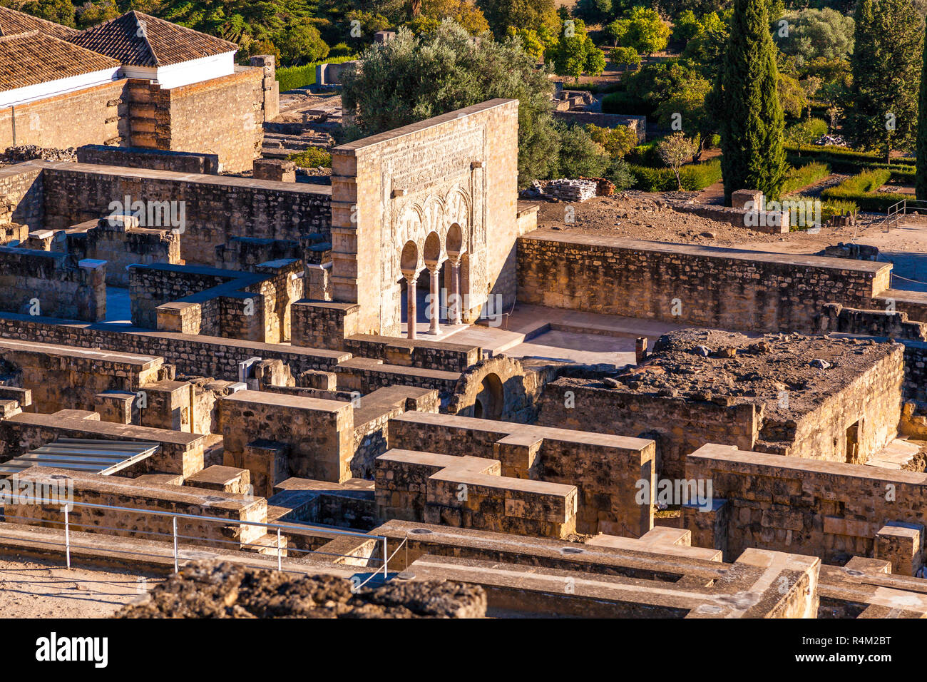 The ruins of Medina Azahara, a fortified Arab Muslim medieval palace ...