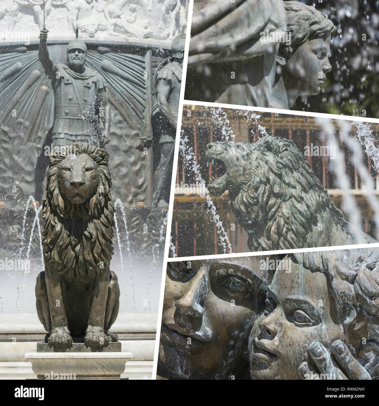 Photo collage beautiful town hi-res stock photography and images - Alamy