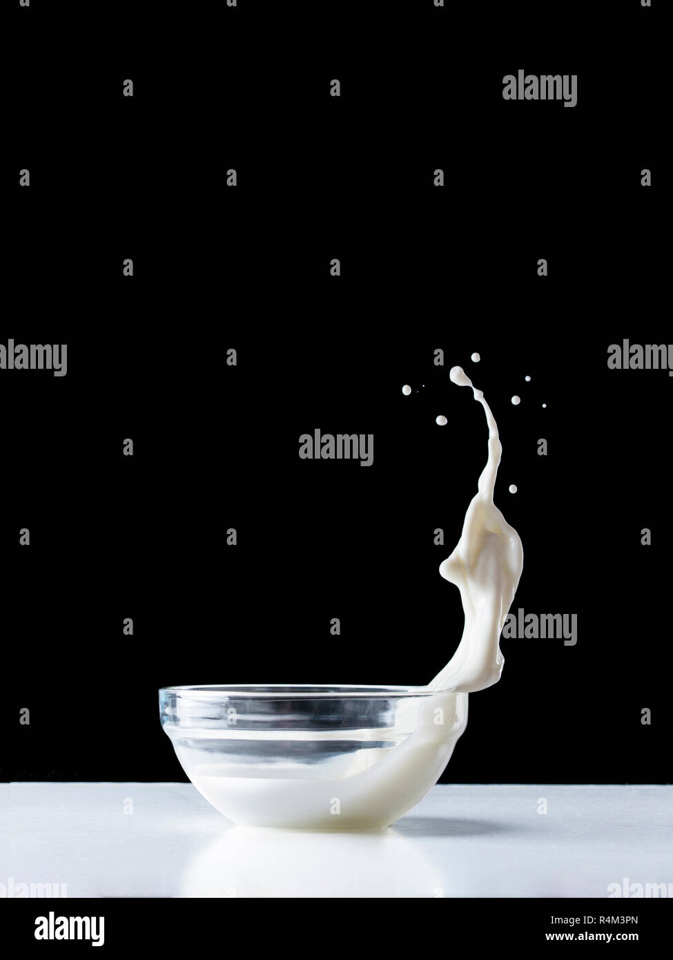 Flying milk or yogurt Stock Photo - Alamy