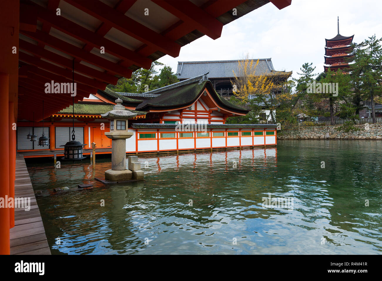 Traditional Itsukushima Shrine Stock Photo - Alamy