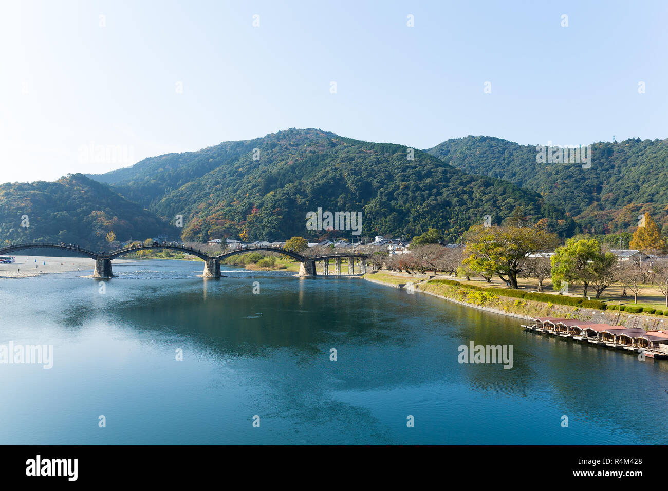 Japanese Kintai Bridge Stock Photo - Alamy