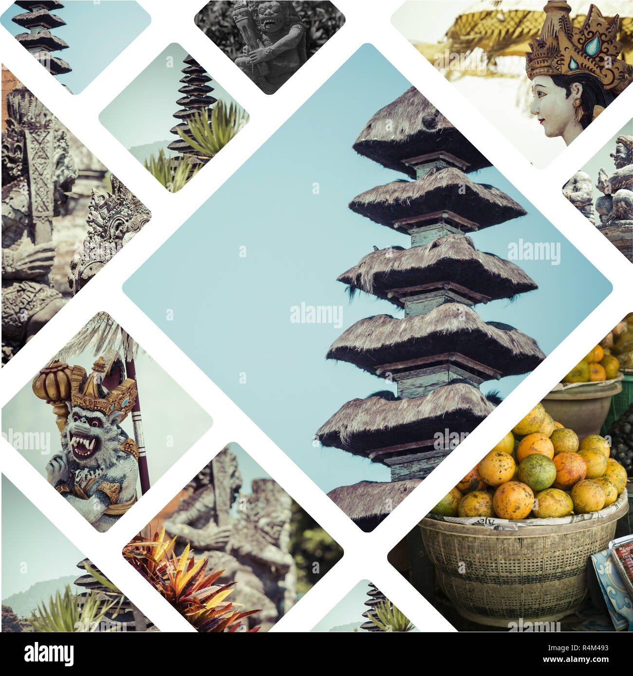 Collage of Bali (Indonesia) images - travel background (my photos Stock ...