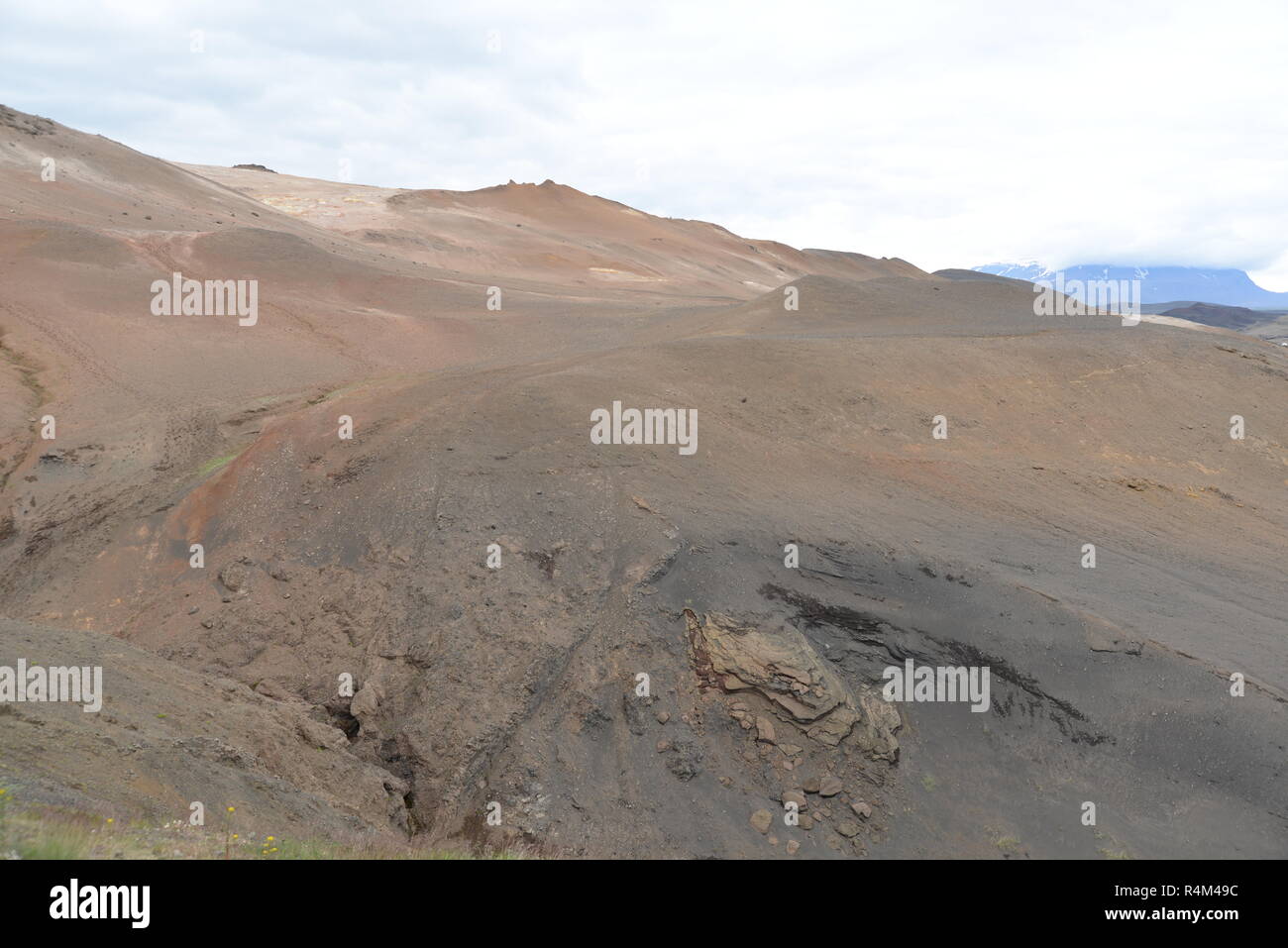 landscape at krafla on iceland Stock Photo - Alamy