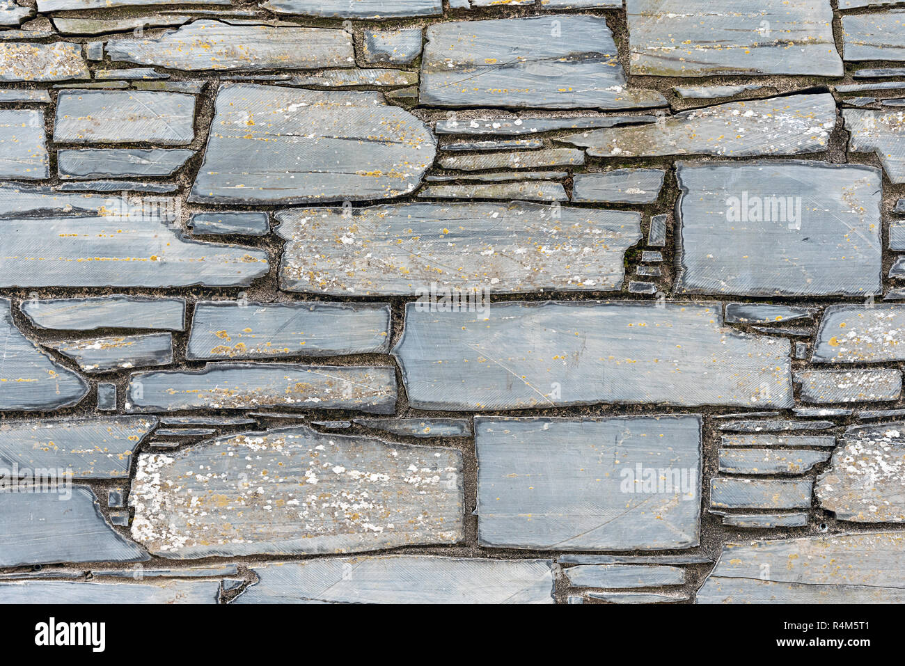 Background from a natural slate wall Stock Photo - Alamy