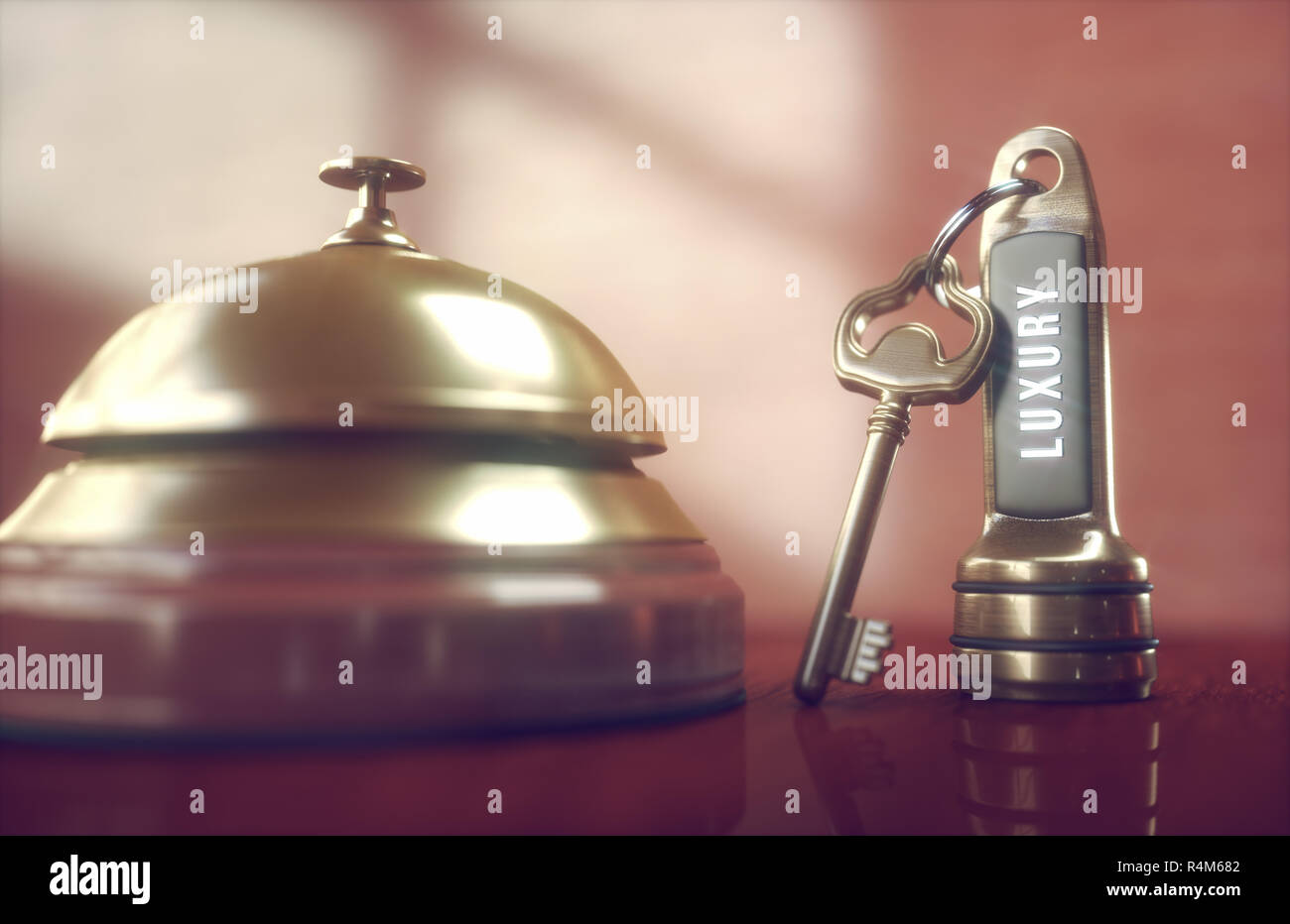 Luxury Hotel Vintage Bell Service Stock Photo - Alamy