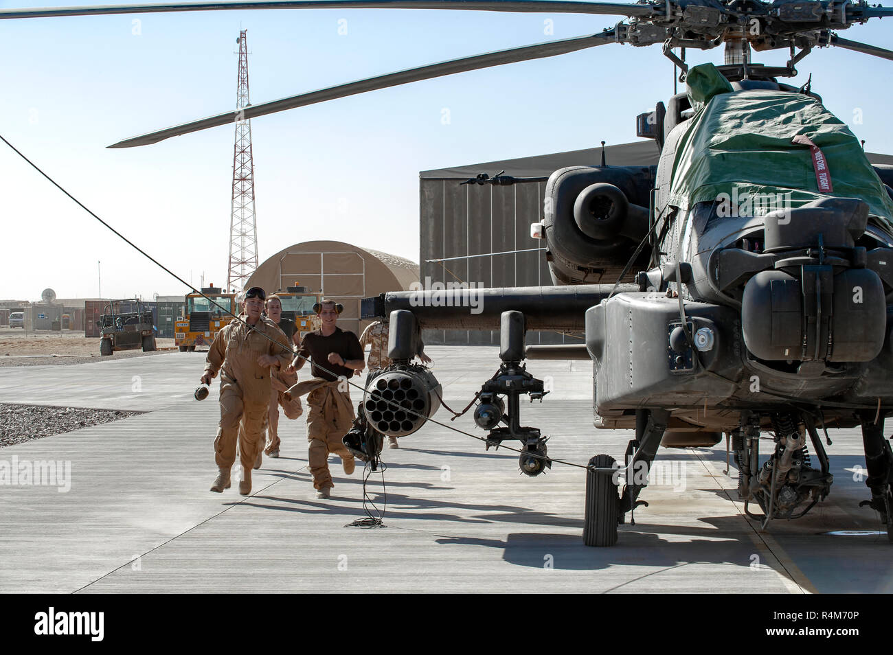 Bastion, Helmand/Afghanistan -Circa 2010 : AH 64 Longbow Apache attack ...