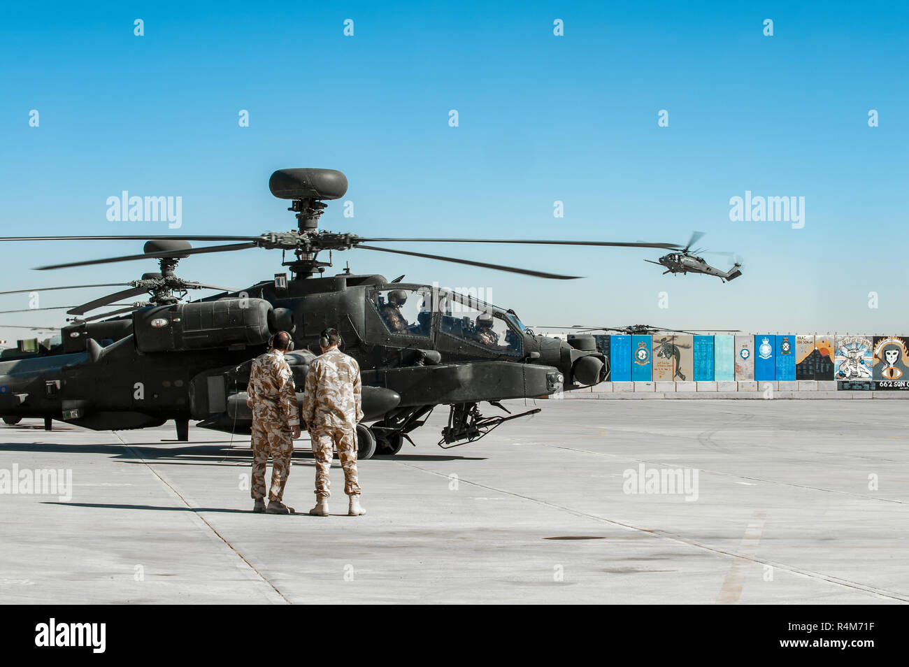 Bastion, Helmand/Afghanistan -Circa 2010 : AH 64 Longbow Apache attack ...
