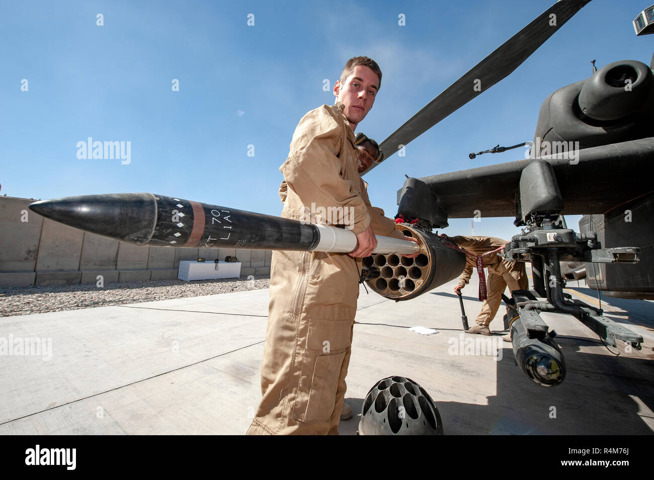 Bastion, Helmand/Afghanistan -Circa 2010 : AH 64 Longbow Apache attack ...