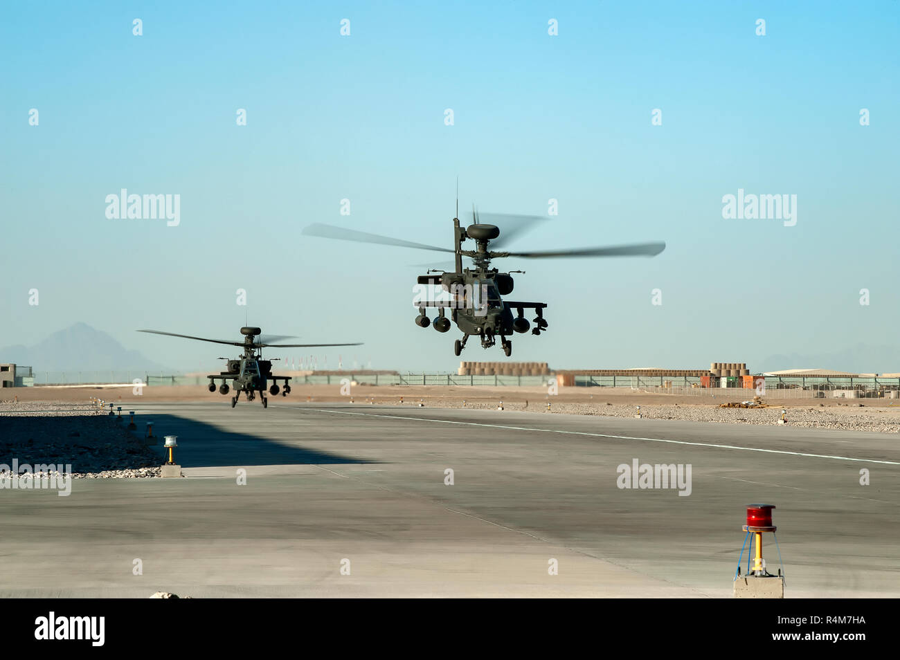 Bastion, Helmand/Afghanistan -Circa 2010 : AH 64 Longbow Apache attack ...