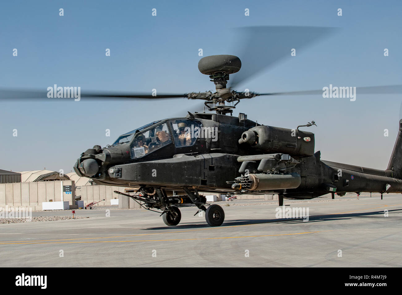 Bastion, Helmand/Afghanistan -Circa 2010 : AH 64 Longbow Apache attack ...