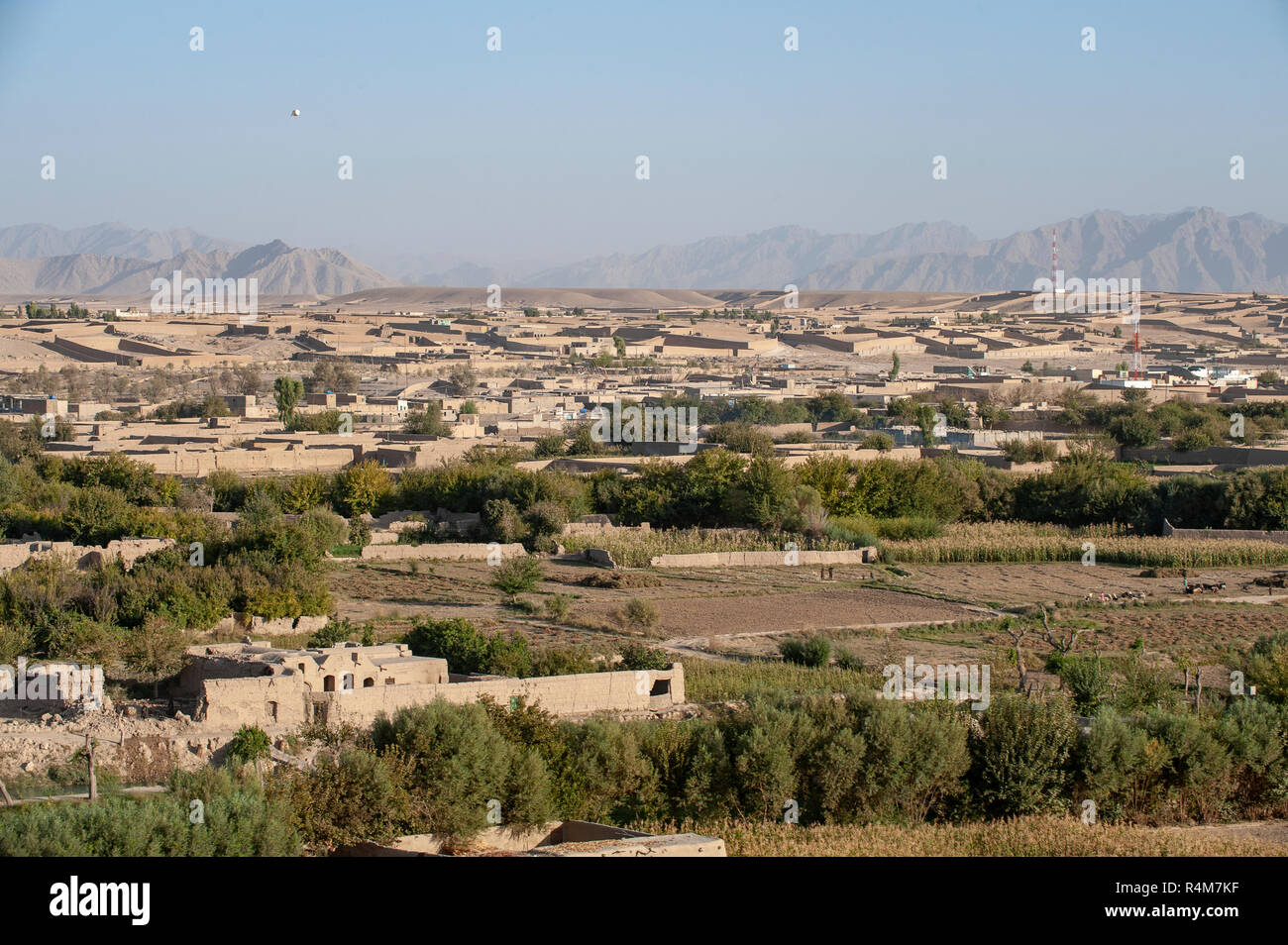 View from the air. Helmand/Afghanistan -Circa 2010 : AH 64 Longbow ...