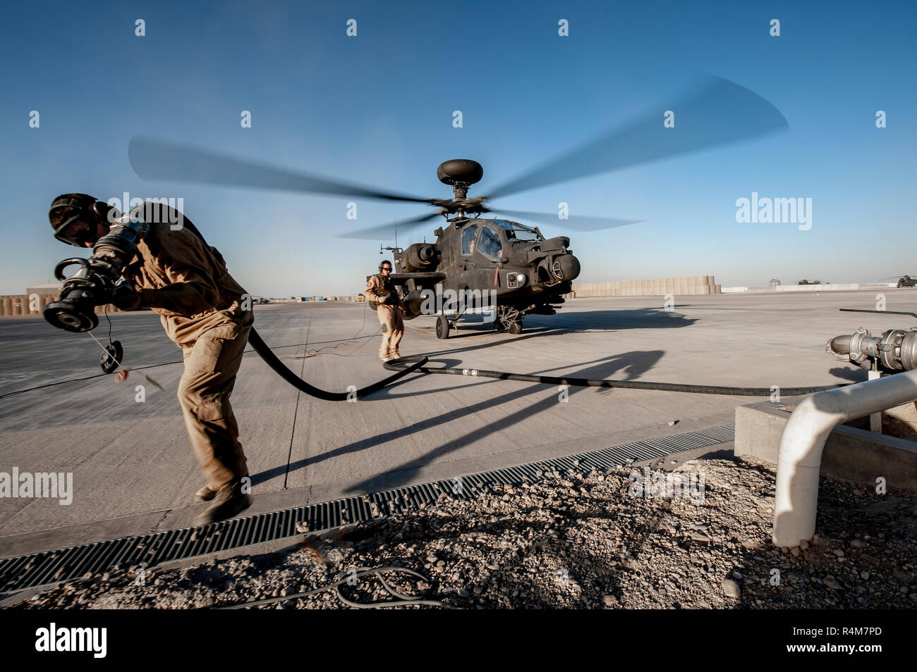 Bastion, Helmand/Afghanistan -Circa 2010 : AH 64 Longbow Apache attack ...