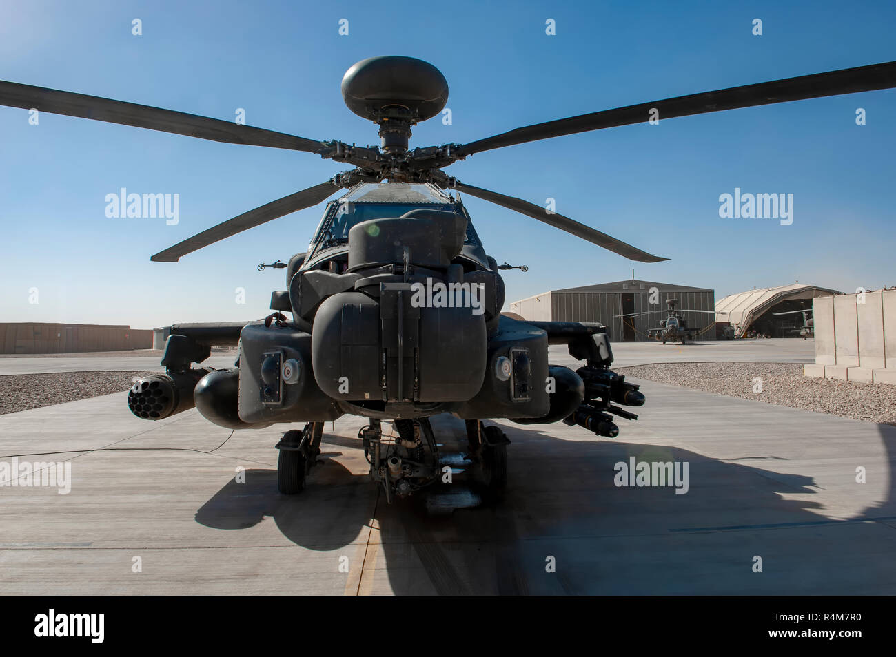 Bastion, Helmand/Afghanistan -Circa 2010 : AH 64 Longbow Apache attack ...