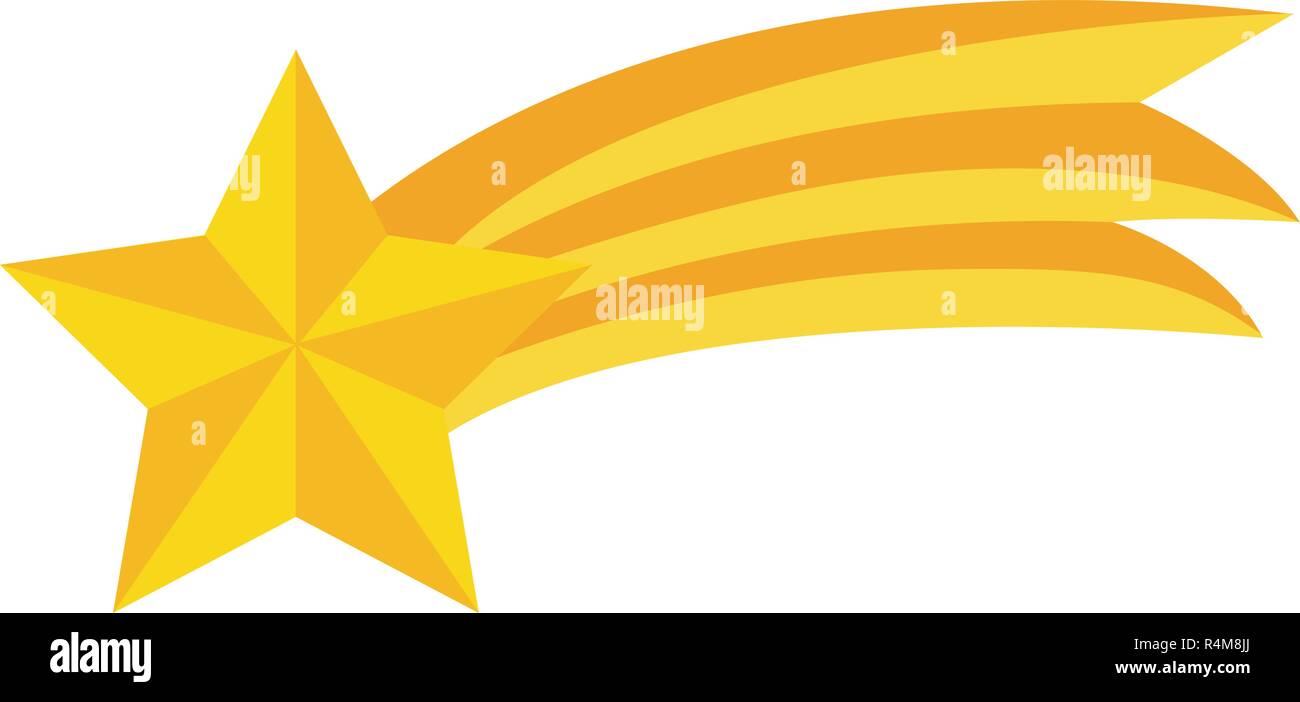 shooting star cartoon vector illustration graphic design Stock Vector ...