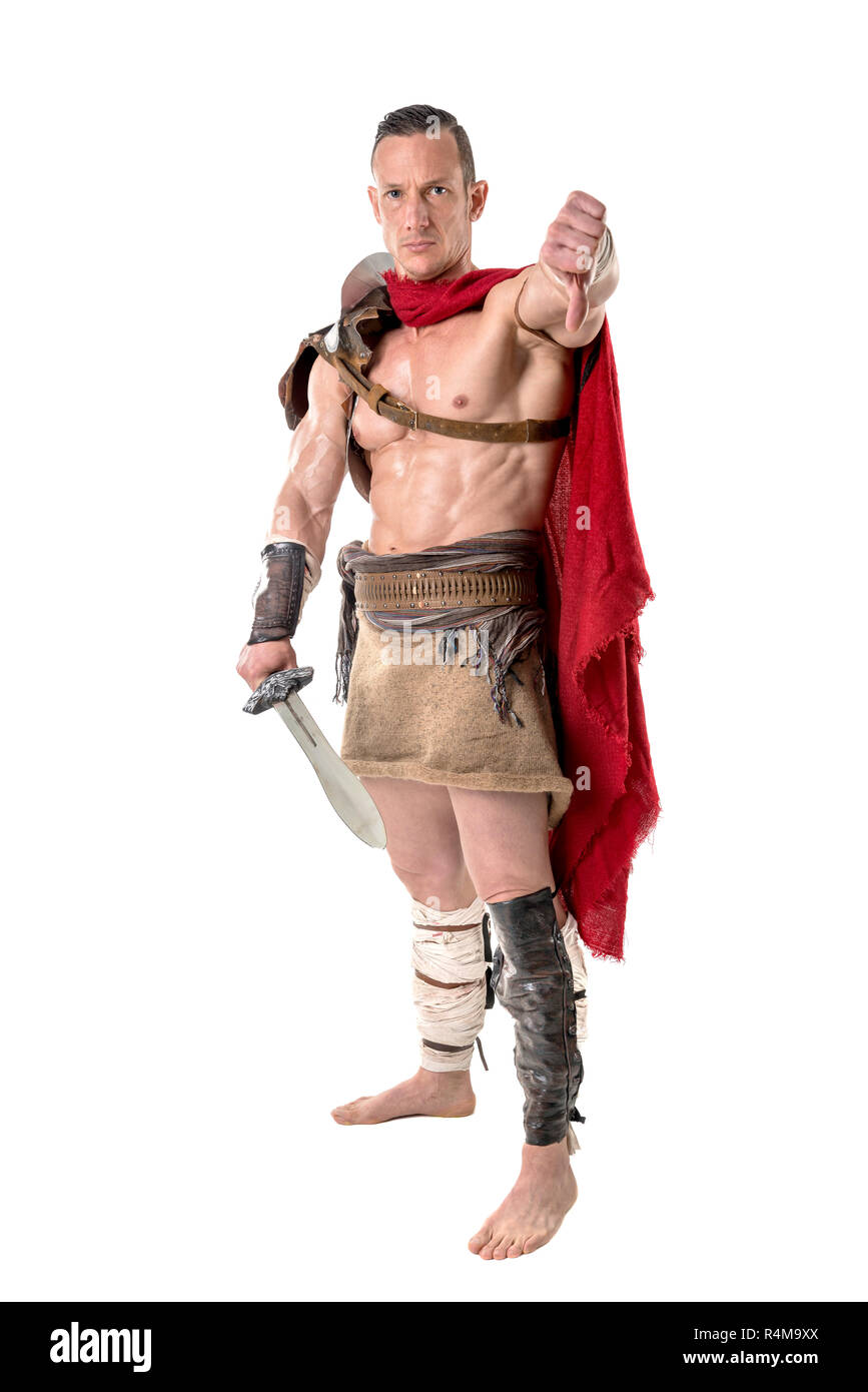Ancient soldier or Gladiator Stock Photo - Alamy
