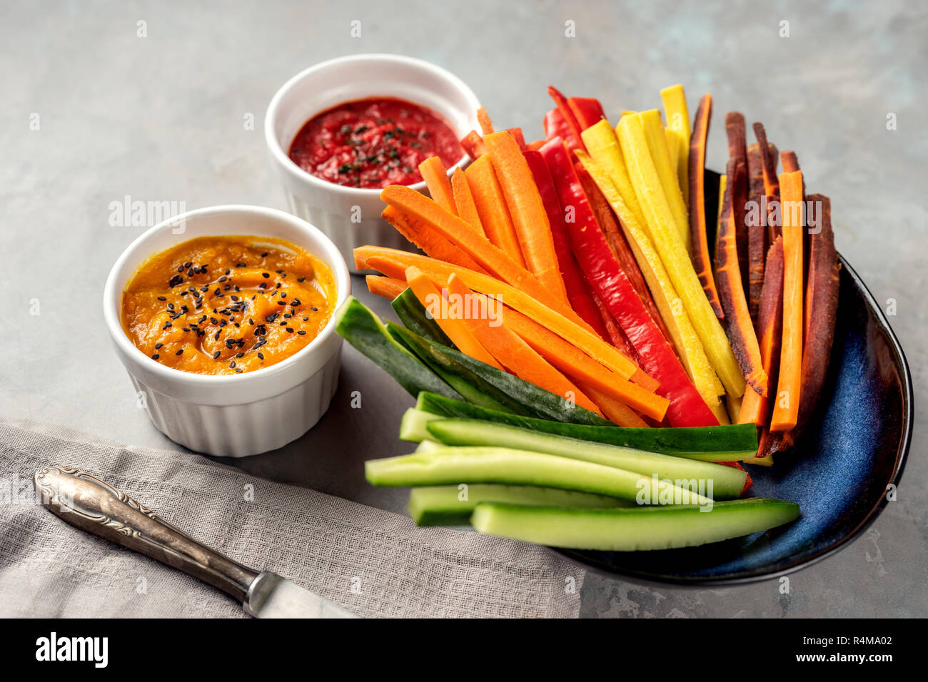 Carrot celery cucumber sticks hi-res stock photography and images - Alamy