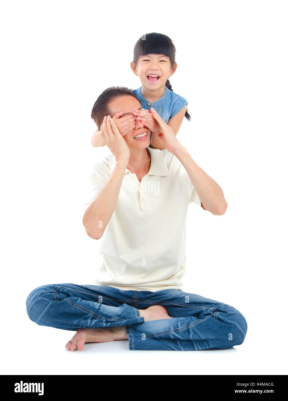 Asian child laughing Cut Out Stock Images & Pictures - Alamy