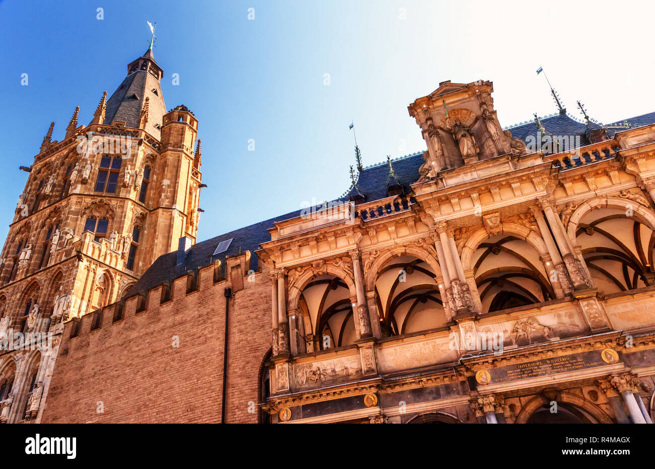 the historic cologne town hall is to be regarded as the oldest town ...