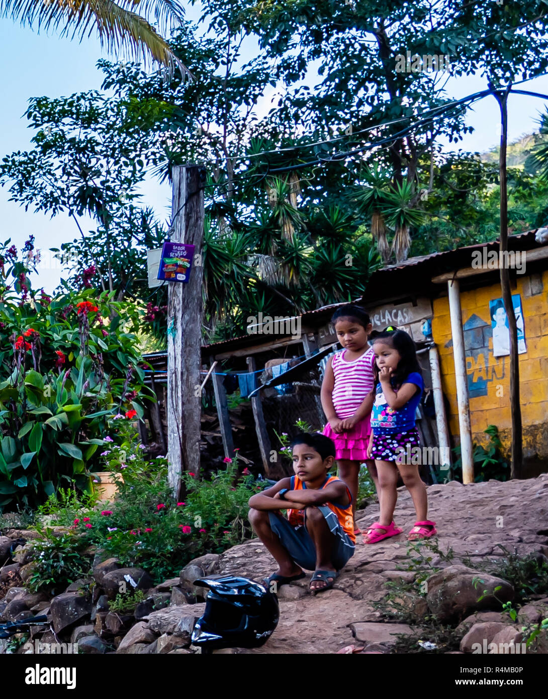 kids in remote Guatemalan village Stock Photo - Alamy
