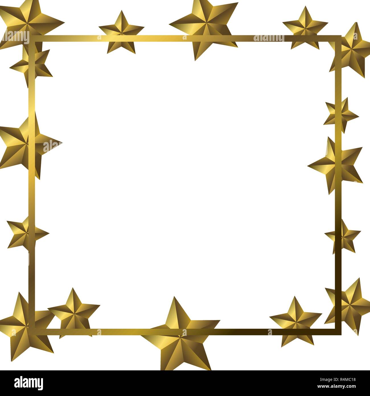 luxury and elegant golden star background cartoon vector illustration ...