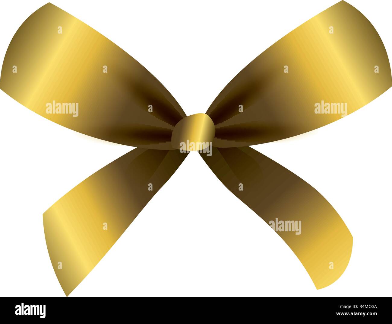 luxury and elegant golden ribbon cartoon vector illustration graphic ...