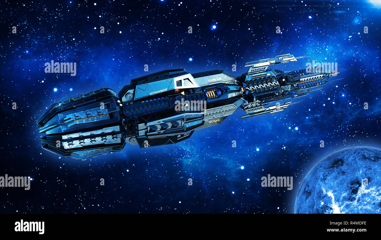 Realistic Alien Spaceship