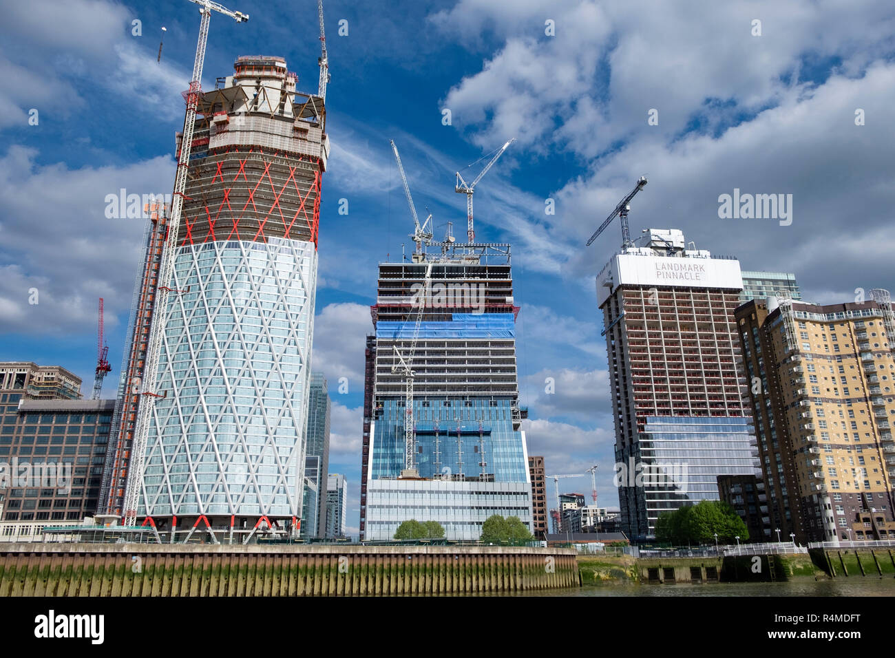 Docklands buildings and construction, London, UK Stock Photo - Alamy