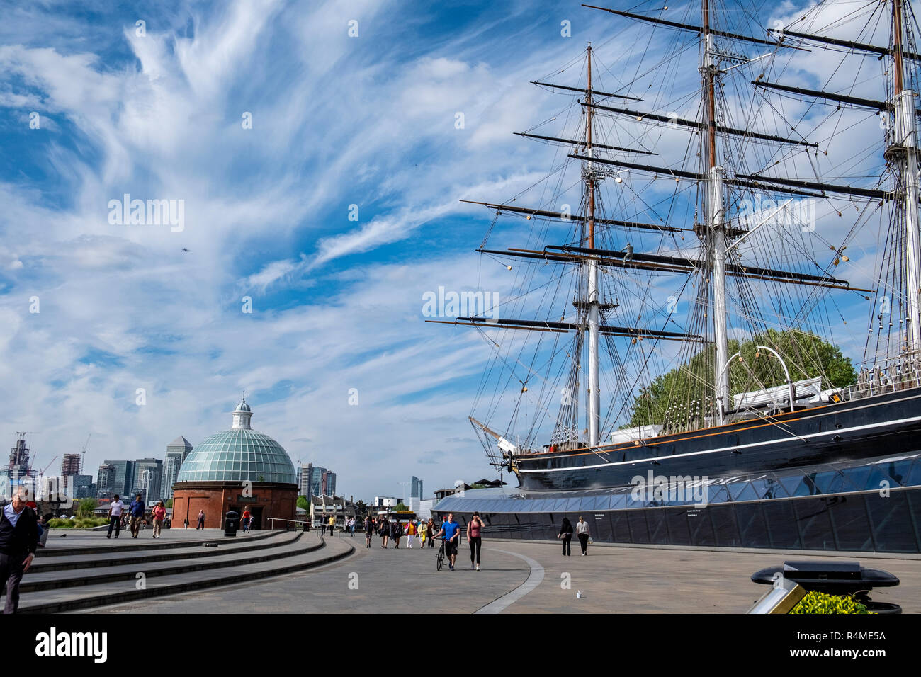 Cutty Sark ship, Greenwich, London Stock Photo - Alamy