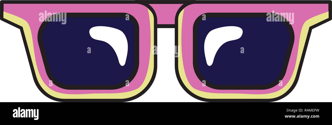 summer sunglasses cartoon vector illustration graphic design Stock ...