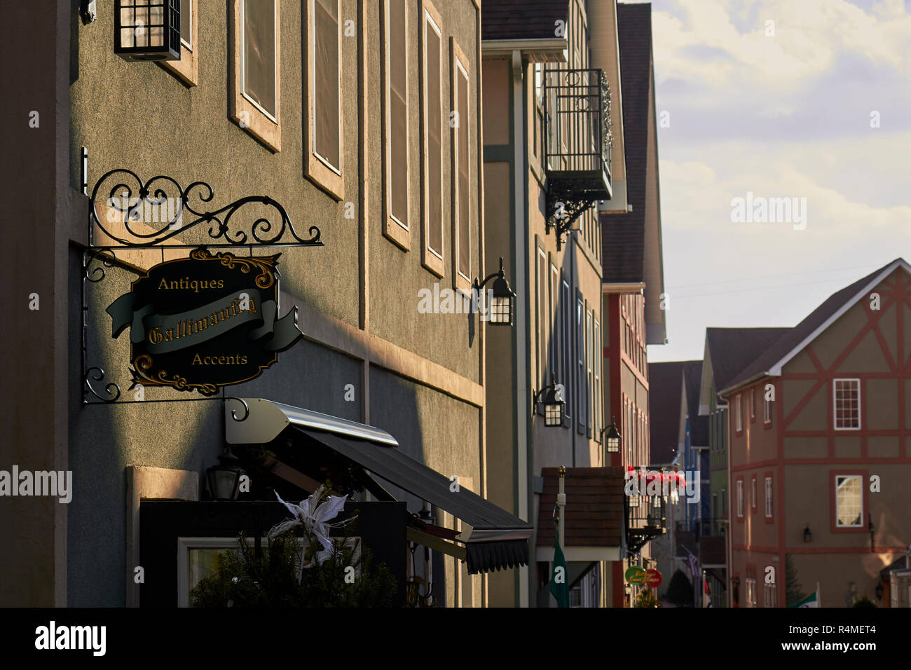 Stoudtburg Village, a condominium community that resembles a fantasy ...