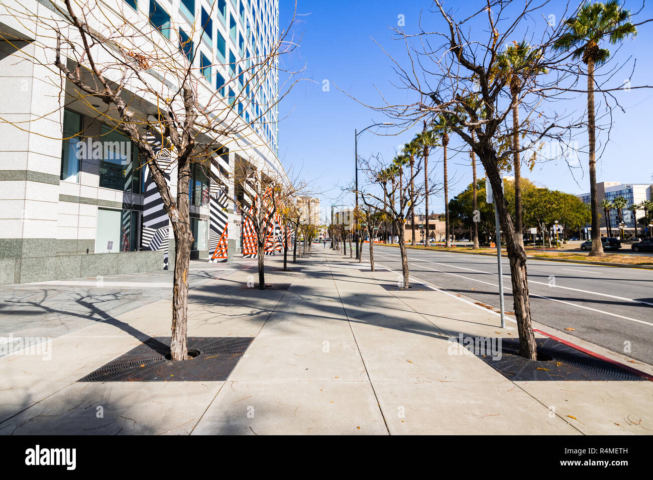 Urban landscape in downtown San Jose, Silicon Valley, south San ...