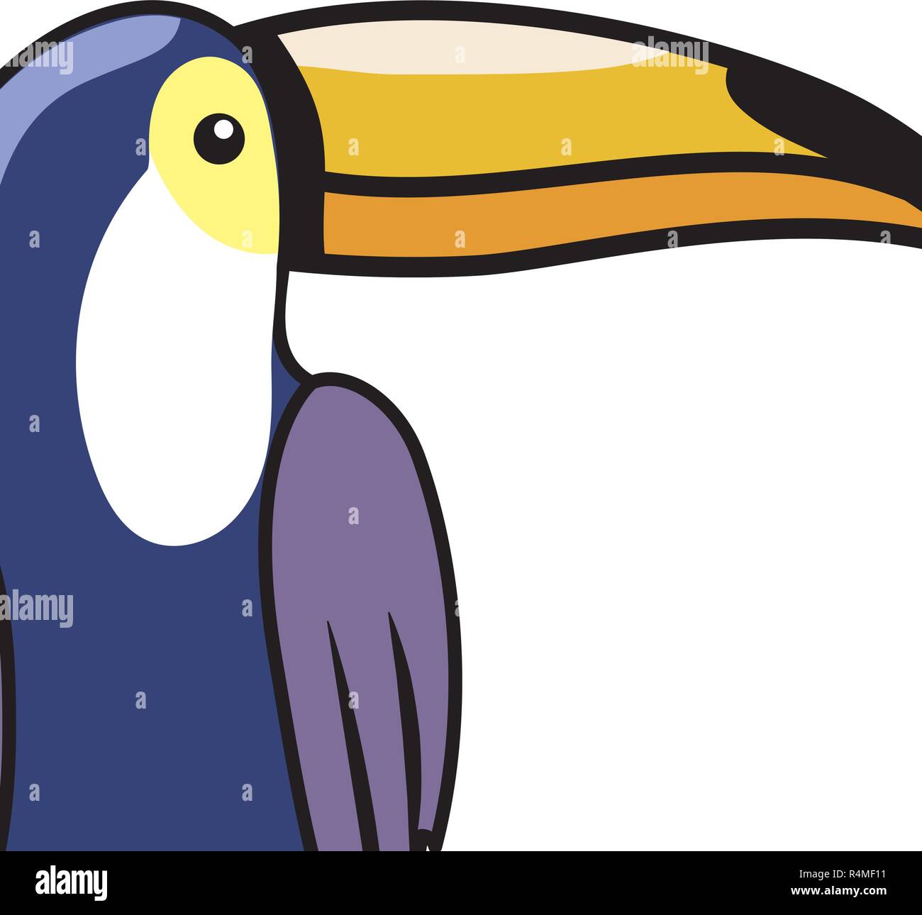 cute tucano cartoon vector illustration graphic design Stock Vector ...