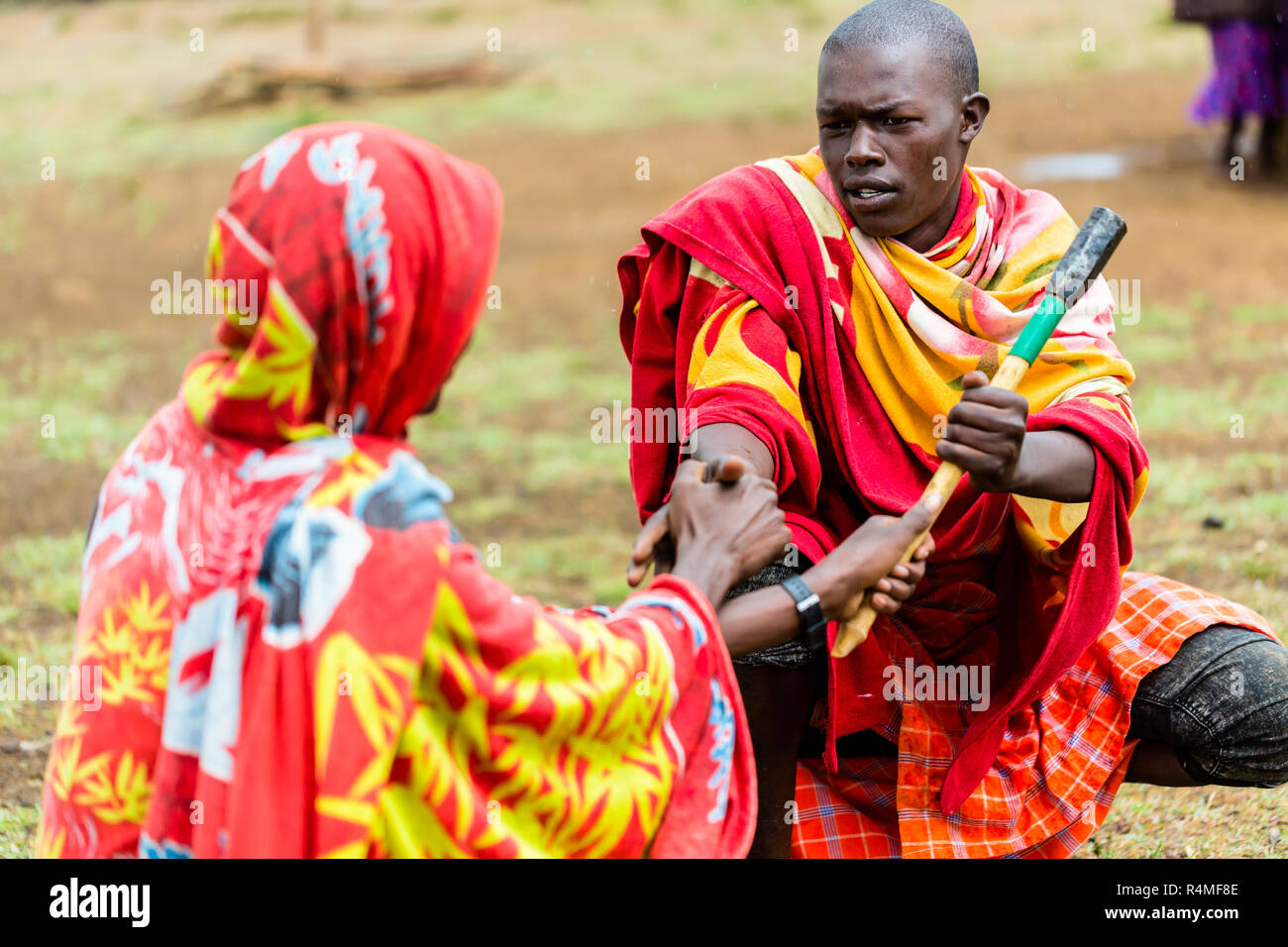 African man shaking hands africa hi-res stock photography and images ...